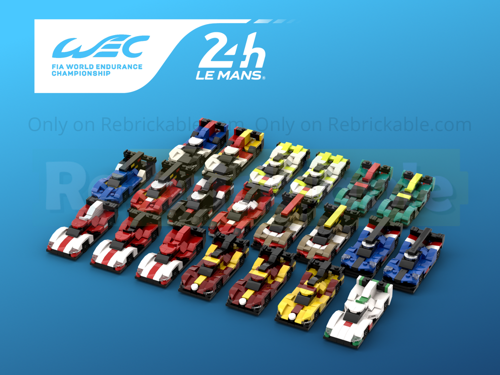 LEGO MOC Mini Le Mans 2025 grid by Taters | Rebrickable - Build with LEGO