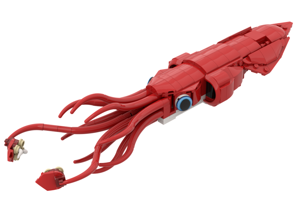 LEGO MOC Colossal Squid (Mesonychoteuthis hamiltoni) by OrchardBuilds ...
