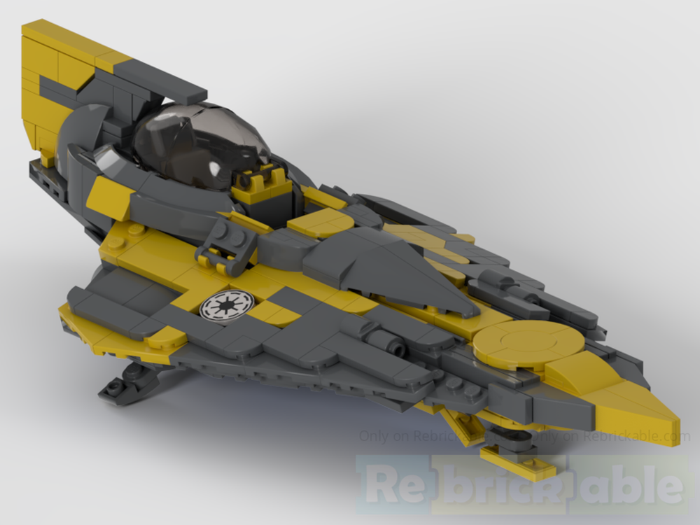 LEGO MOC Anakin Skywalker's Delta-7B Aethersprite-Class Light ...