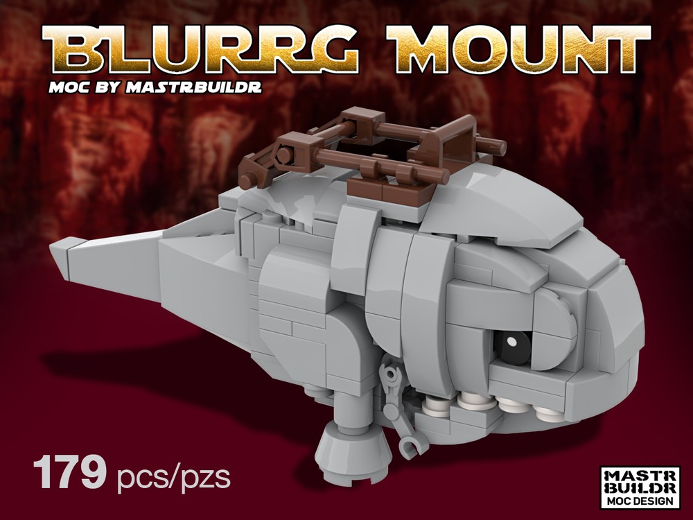 LEGO MOC Blurrg Mount by mastrbuildr | Rebrickable - Build with LEGO