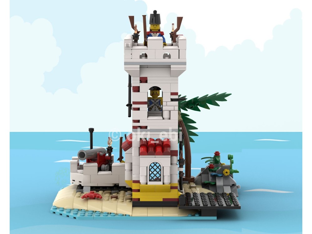 LEGO MOC Sabre Island Remake - Connectable with new 10320 Eldorado ...