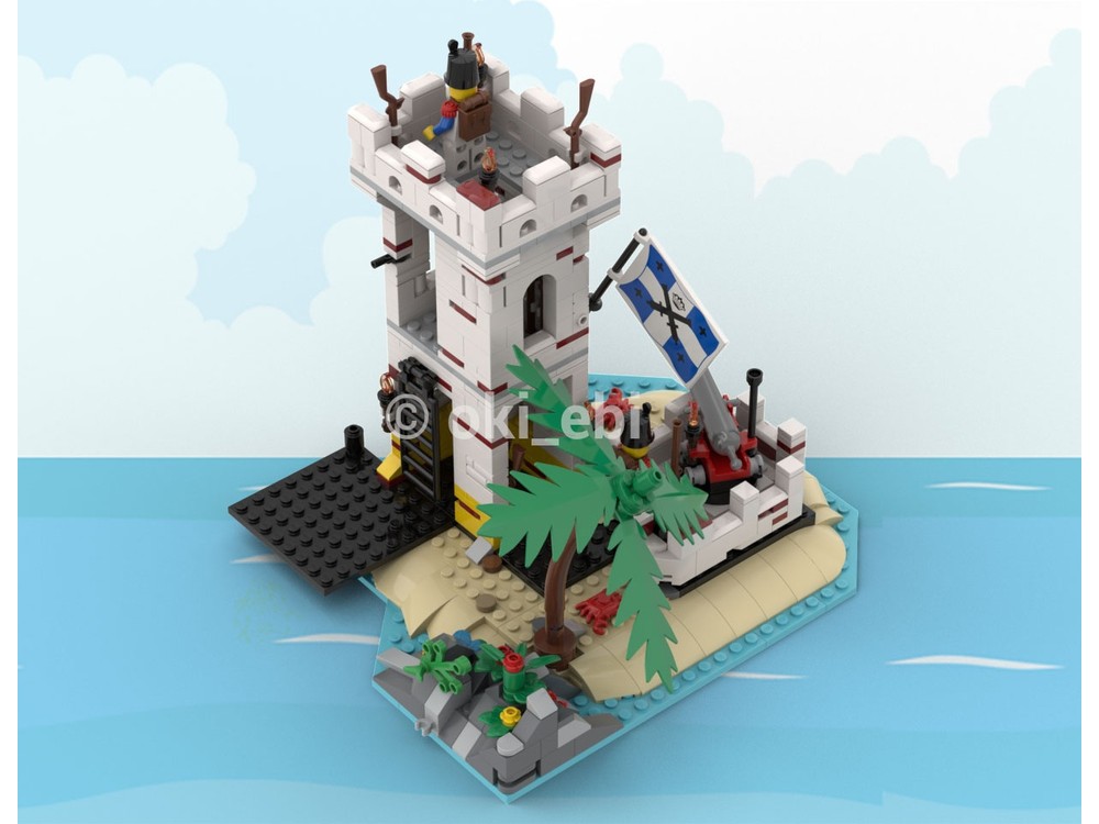 LEGO MOC Sabre Island Remake - Connectable with new 10320 Eldorado ...