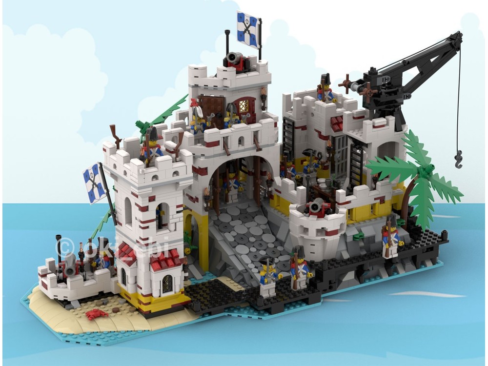 LEGO MOC-223992 Sabre Island Remake - Connectable with new 10320 ...