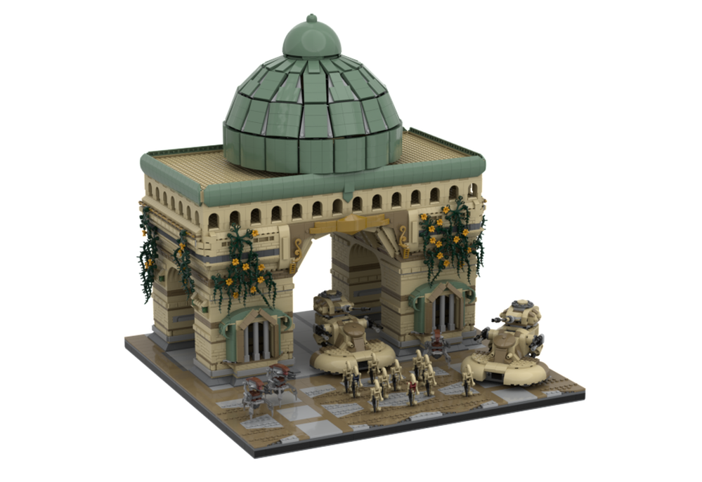 LEGO MOC SW - Attack on Theed Palace by Sarinoo90 | Rebrickable - Build ...
