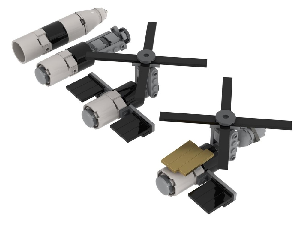 LEGO MOC NASA Skylab by sabi_wabi | Rebrickable - Build with LEGO