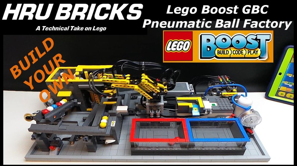 LEGO MOC Lego Boost GBC Pneumatic Ball Factory by HRU Bricks ...