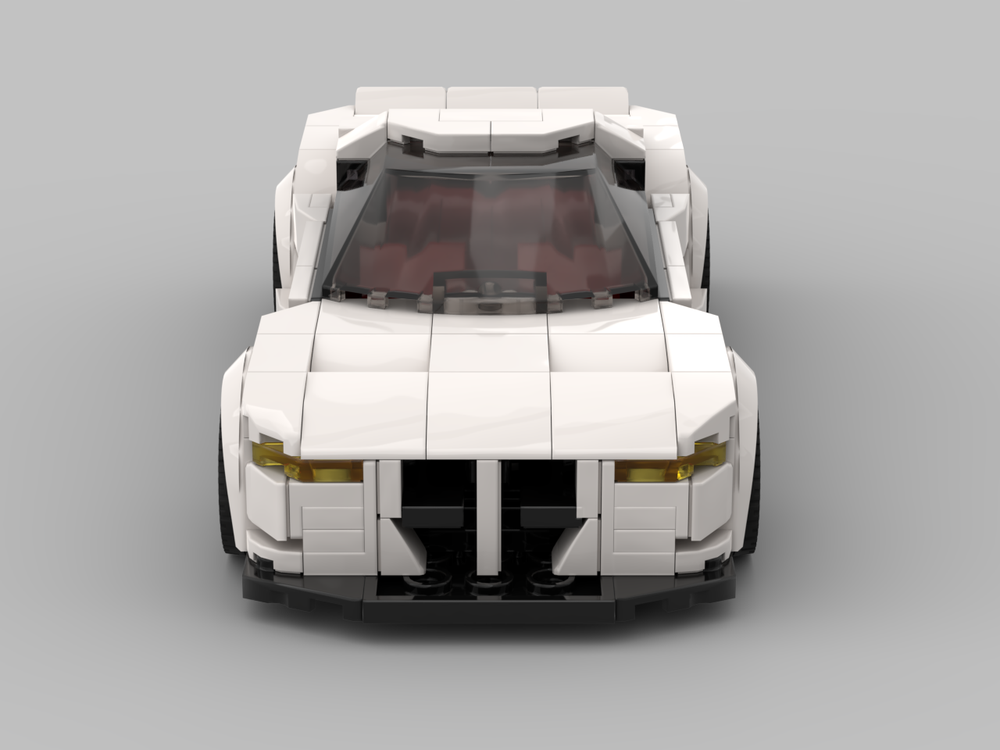 LEGO MOC BMW M4 G82 (Instructions are for a full white car and with ...
