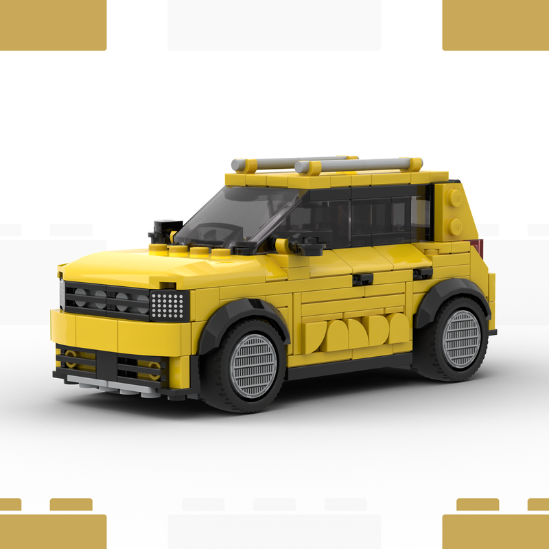 LEGO MOC Fiat Grande Panda by Brick-My-Ride | Rebrickable - Build with LEGO