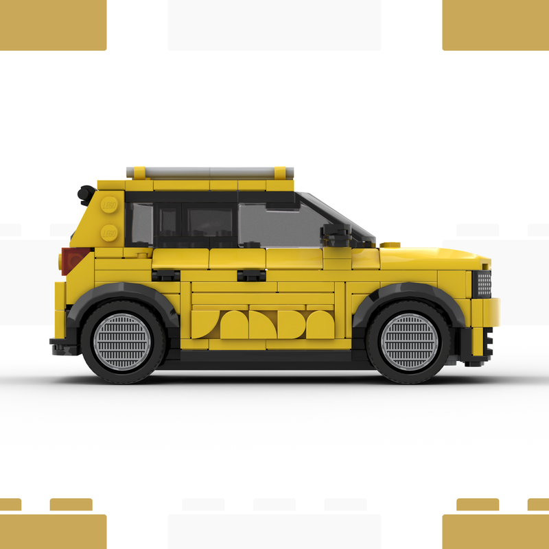 LEGO MOC Fiat Grande Panda by Brick-My-Ride | Rebrickable - Build with LEGO