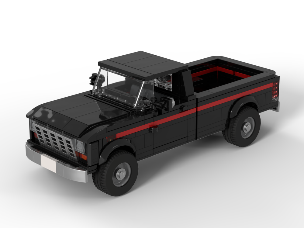 LEGO MOC Ford F-250 Singlecab 8wide by Linse | Rebrickable - Build with ...