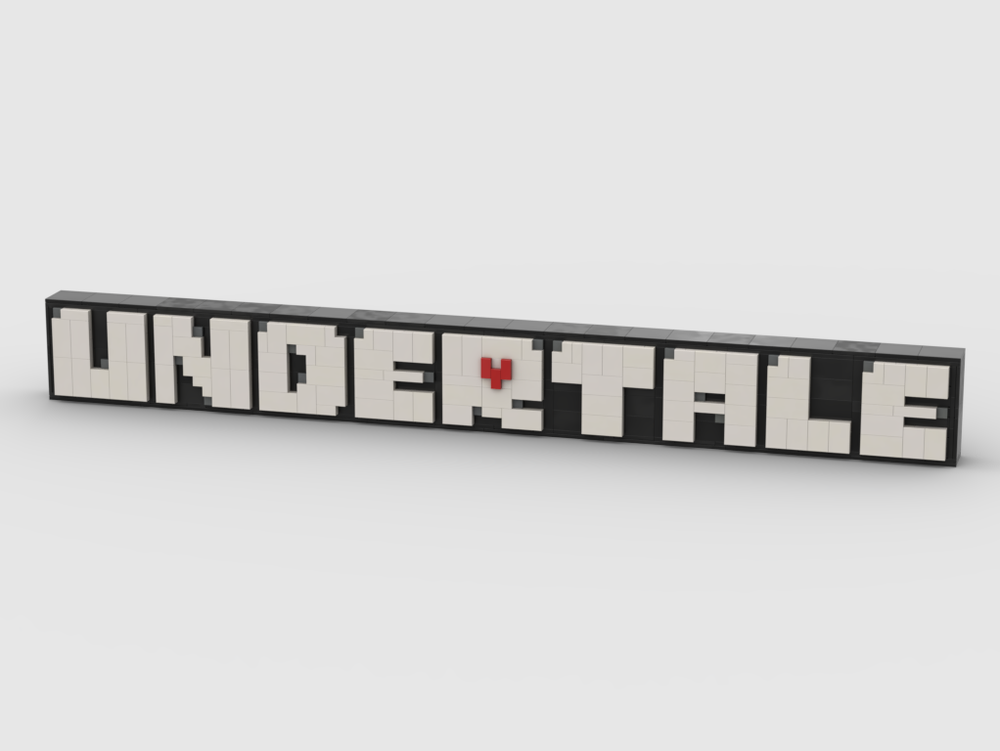 LEGO MOC Undertale Logo by BL16 | Rebrickable - Build with LEGO