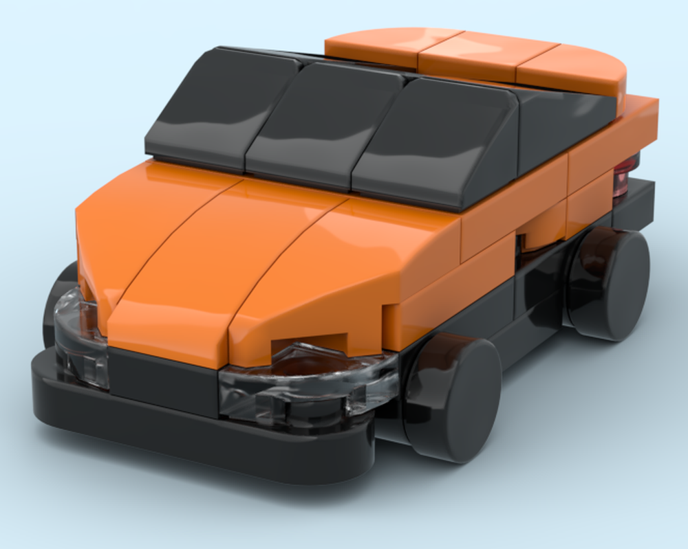 LEGO MOC I micro-shrunk 77238 part 1* (Microscale Lamborghini Revuelto ...