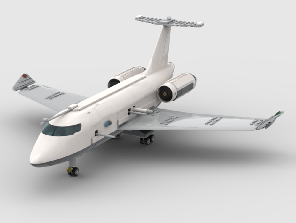 LEGO MOC AC-60104 Gunship Plane by MOCStar | Rebrickable - Build with LEGO