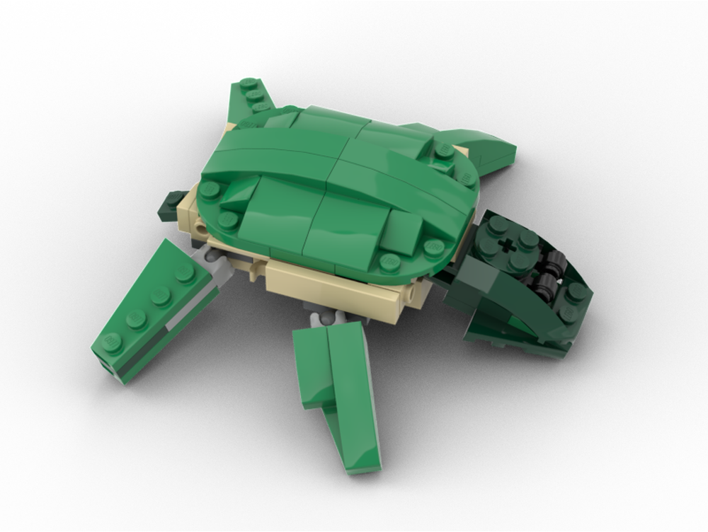 LEGO MOC 31058- Turtle by Aboevje | Rebrickable - Build with LEGO