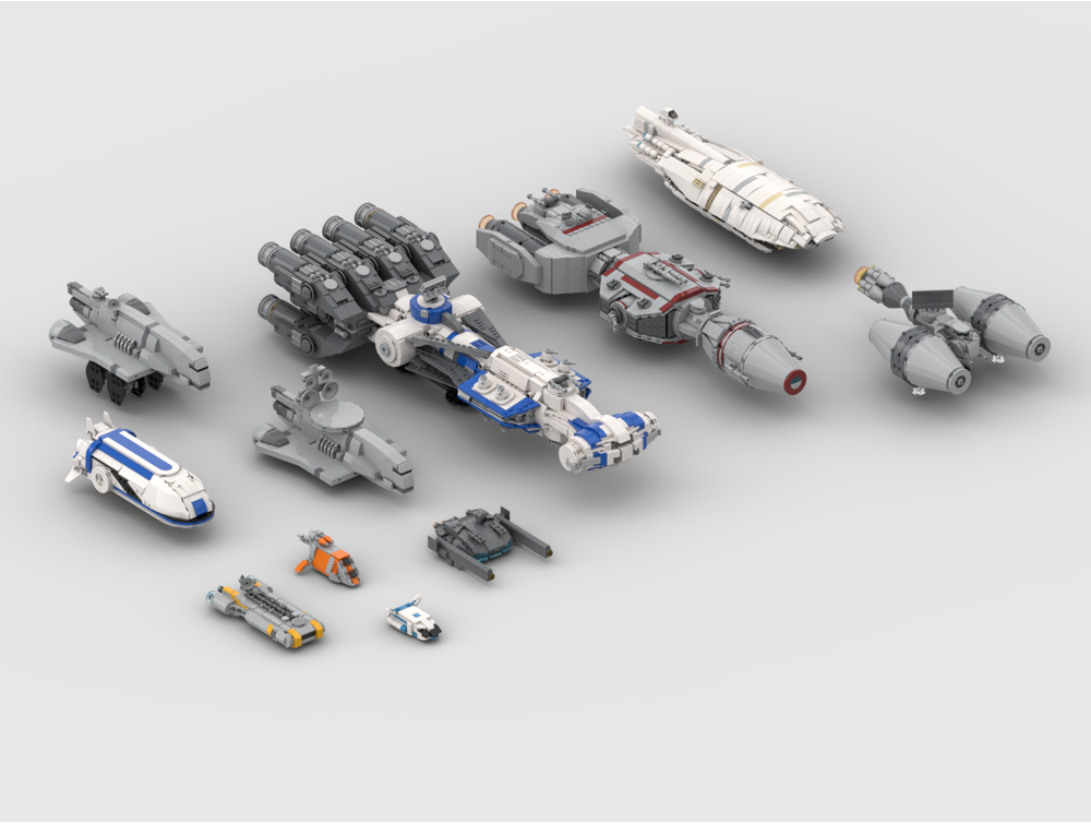 LEGO MOC-224103 Rebel Tanker Ship from Empire Strikes Back, Mini-Scale ...