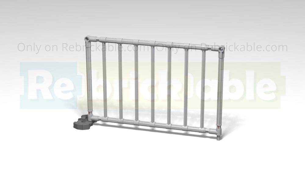 LEGO MOC Construction site fence in 1:17 by Nura_Technic | Rebrickable ...