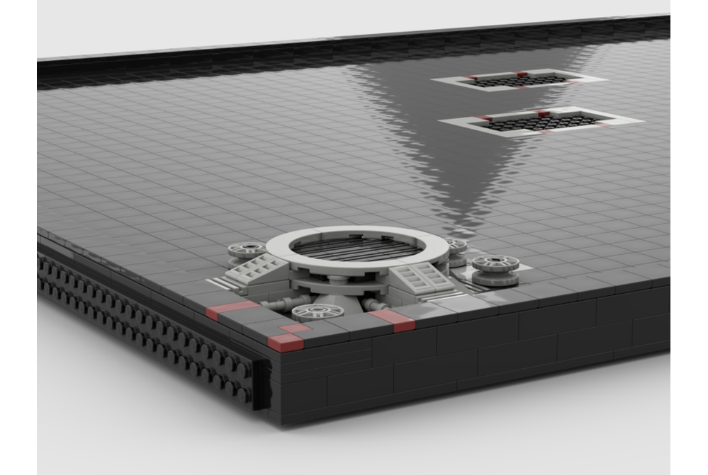 LEGO MOC-224131 75192 M F landing pad and wall mount by adesfeather ...