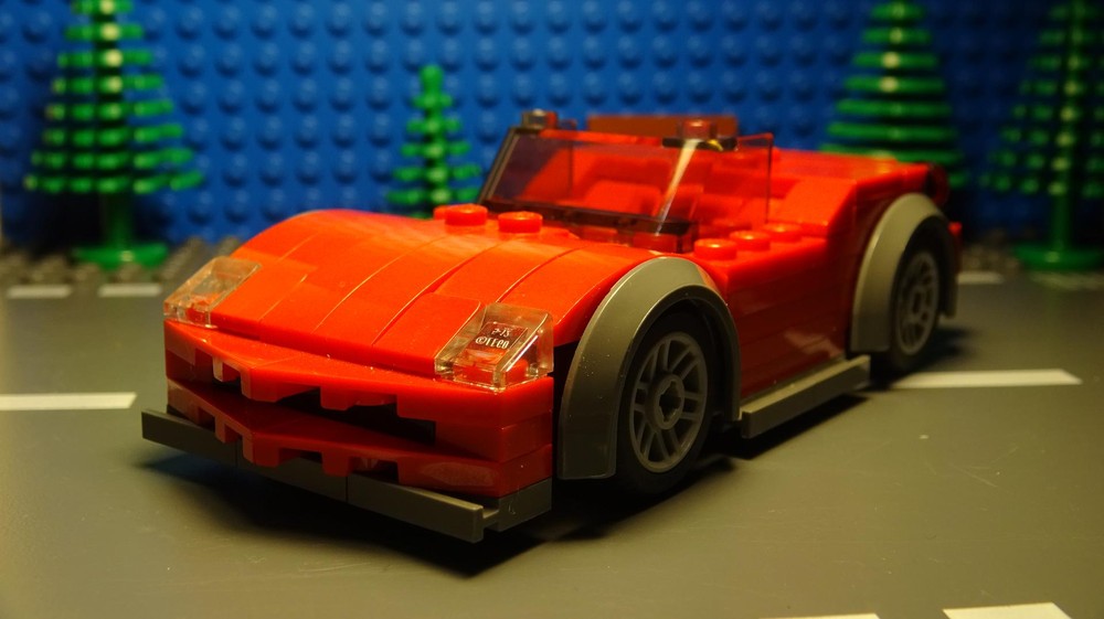 Lego Moc Red Roadster By Designsbyjett Rebrickable Build With Lego