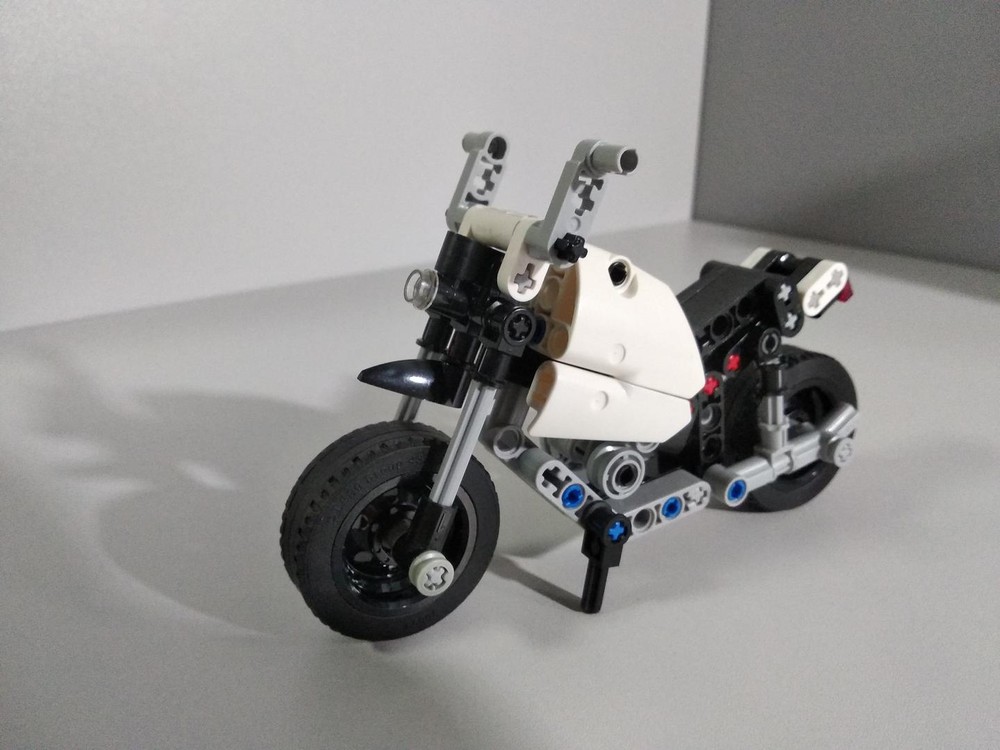 Lego Moc Cafe Racer By Kirvet Rebrickable Build With Lego