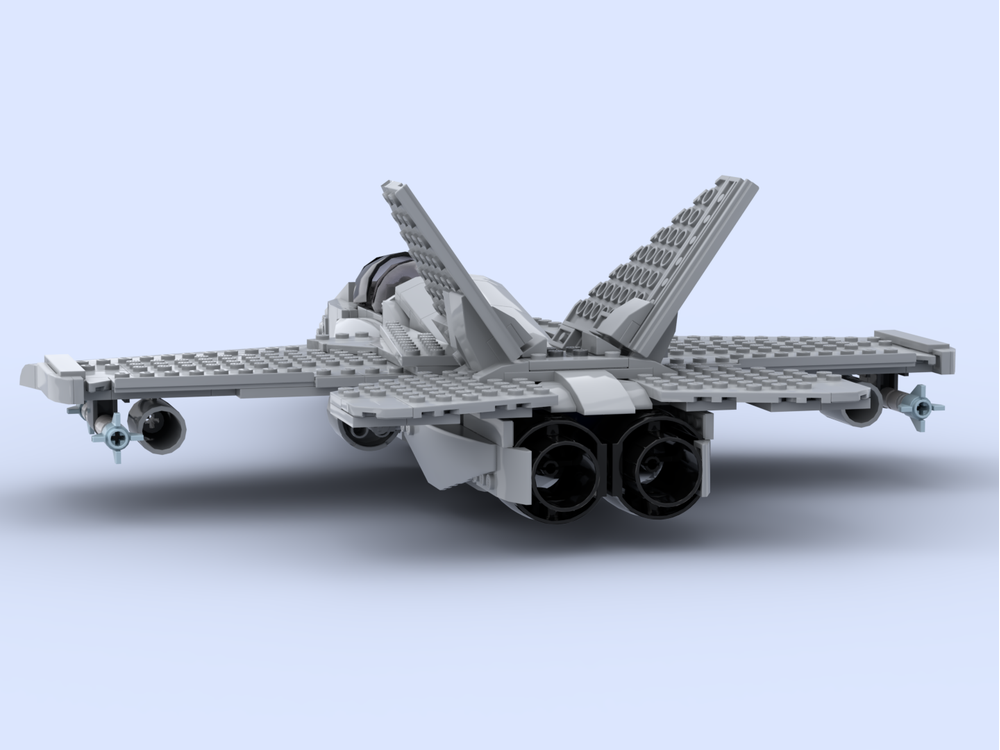 LEGO MOC F/A-18 Hornet Inspired Jet by NoStudsGiven | Rebrickable ...