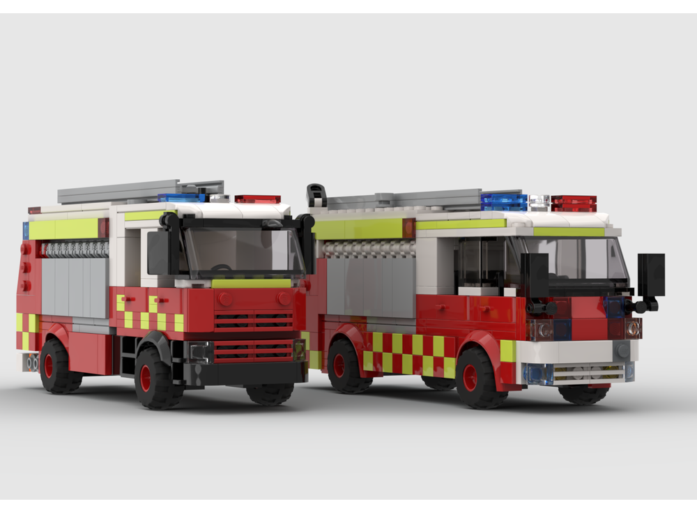 LEGO MOC-224183 Class 3 Pumper Fire Trucks Bundle by reggieranger ...