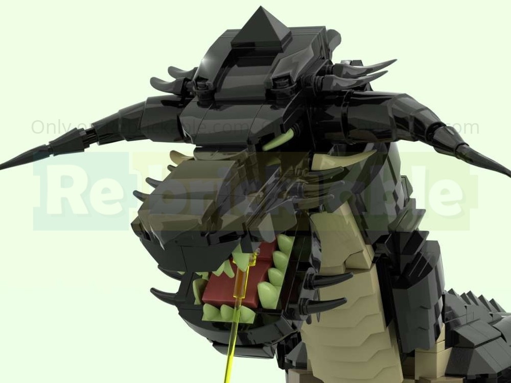 LEGO MOC Black Dragon (Acid) by Phoenix_bricks | Rebrickable - Build ...