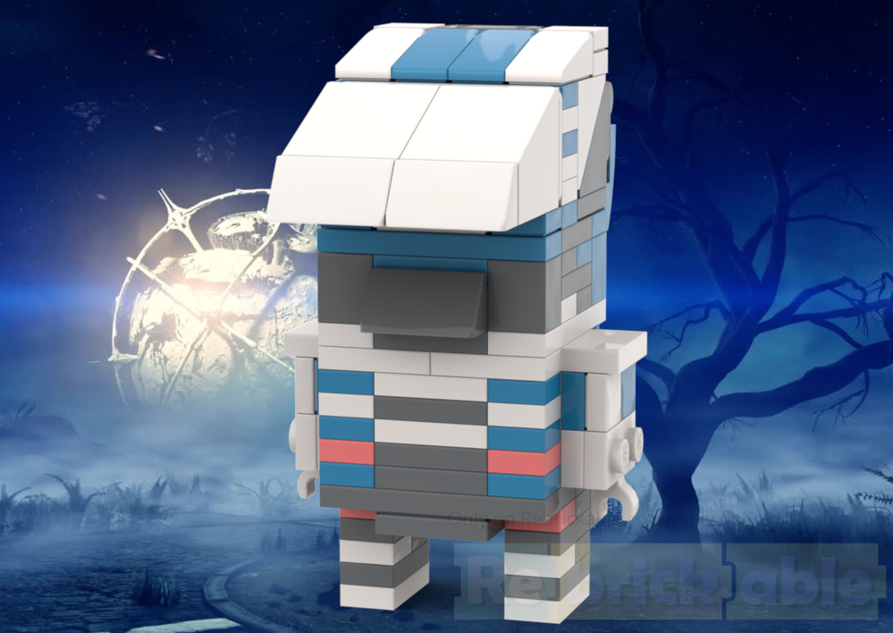 LEGO MOC Zephyr BrickHead - Warframe by GoldengamerLego | Rebrickable ...