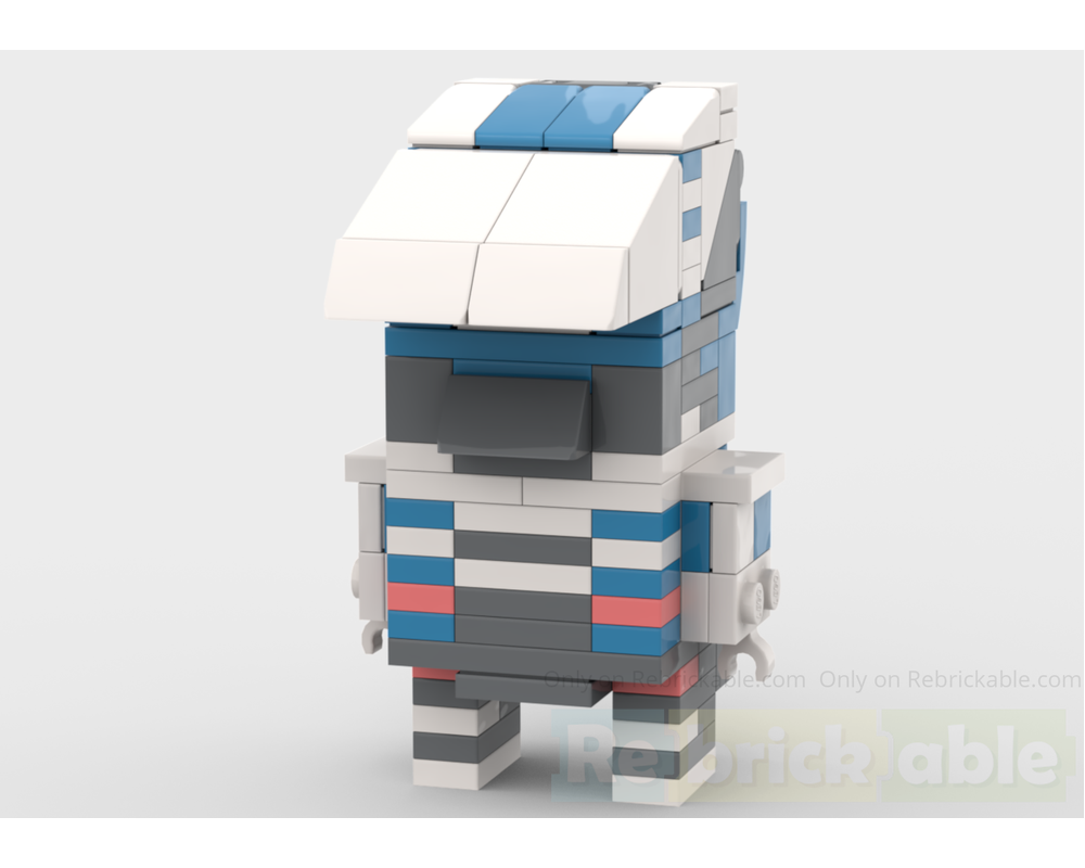 LEGO MOC Zephyr BrickHead - Warframe by GoldengamerLego | Rebrickable ...
