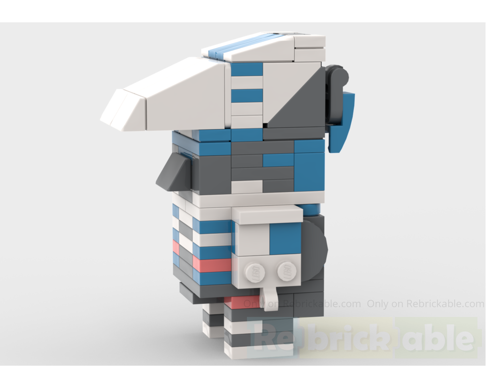 LEGO MOC Zephyr BrickHead - Warframe by GoldengamerLego | Rebrickable ...