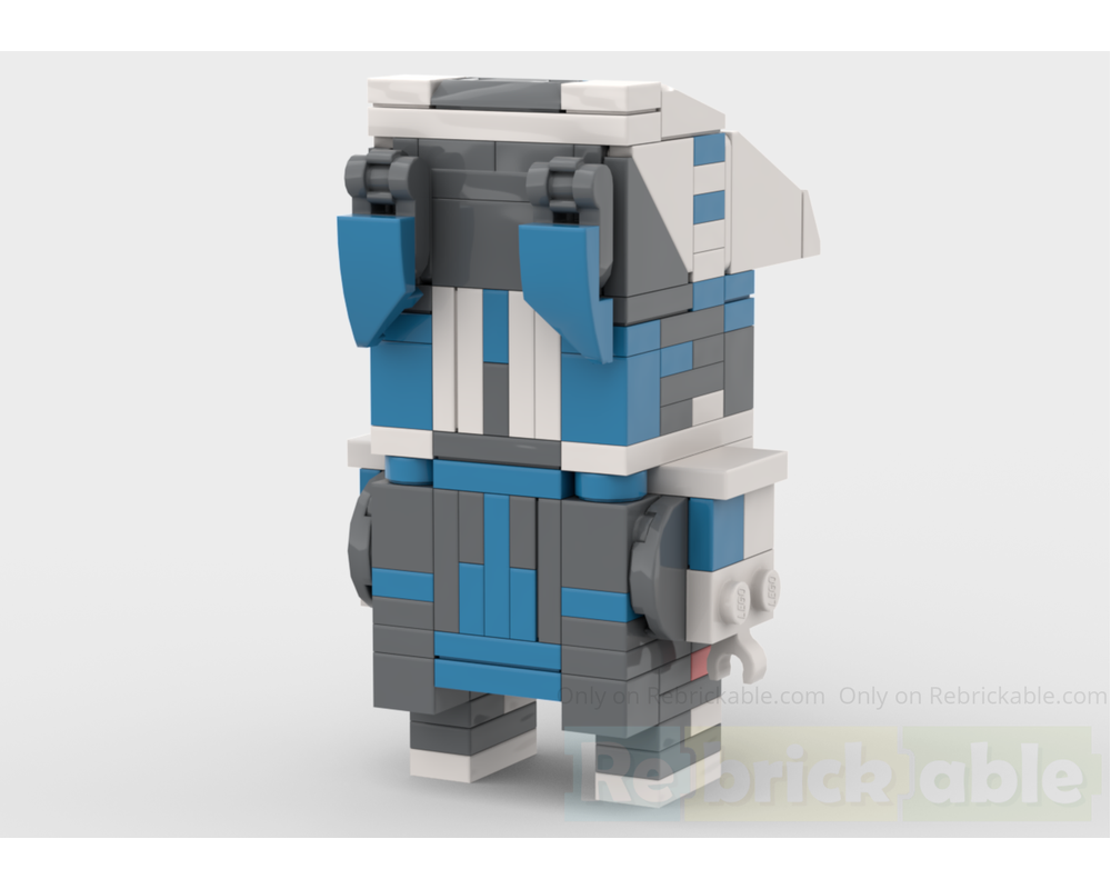 LEGO MOC Zephyr BrickHead - Warframe by GoldengamerLego | Rebrickable ...