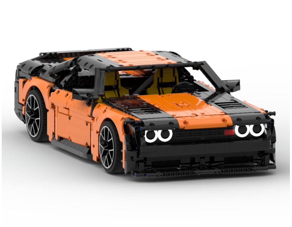 LEGO MOC dodge challenger hellcat by NL33 | Rebrickable - Build with LEGO