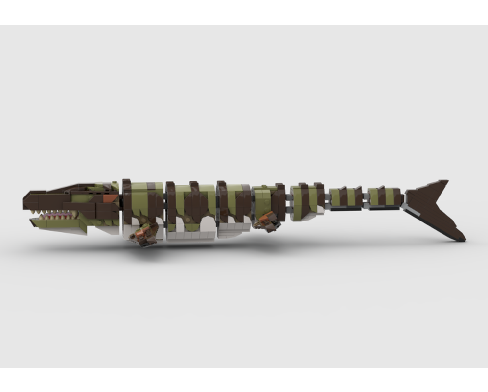 LEGO MOC-224235 76974 Mosasaurus Mods Part 2 - Hind Flipper by ...