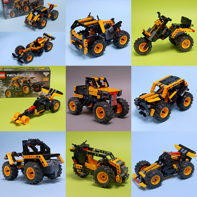 LEGO MOC-224242 42199 10 in 1 Pull Back MOCS by Keep On Bricking ...