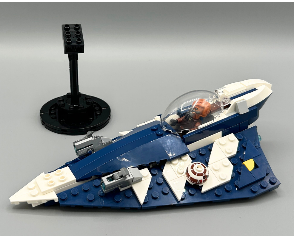 LEGO MOC Plo Koon's Starfighter (Combining 75400 + 31160 + 1x Extra ...