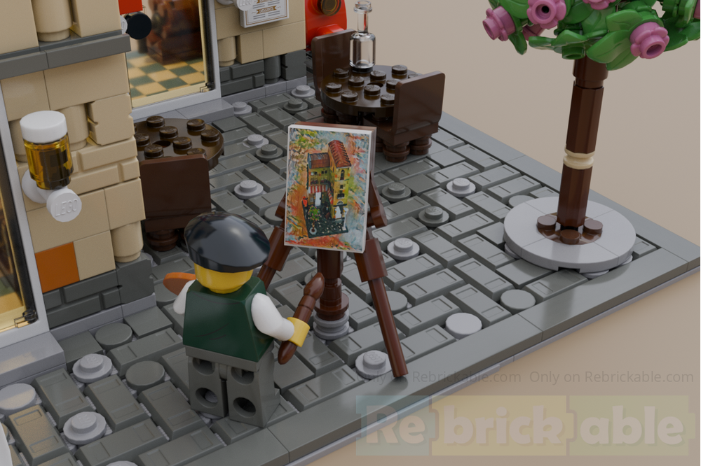 LEGO MOC-224255 Italian Restaurant by YourDailyBrick | Rebrickable ...