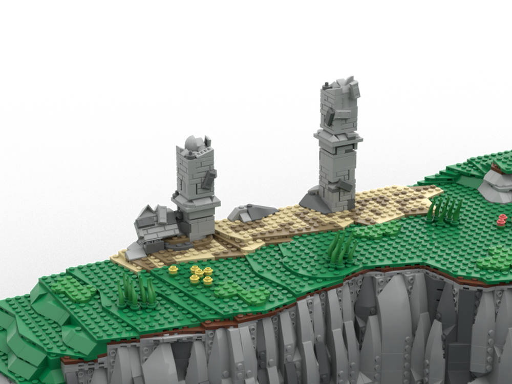 LEGO MOC BoTW Great Plateau Pond with Korok Puzzle by Studs_on_a_Tile ...