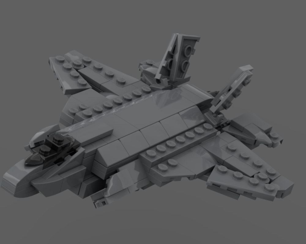 LEGO MOC Lockheed Martin F-35A Lightning II 1:90 by Fighterjetfan15 ...