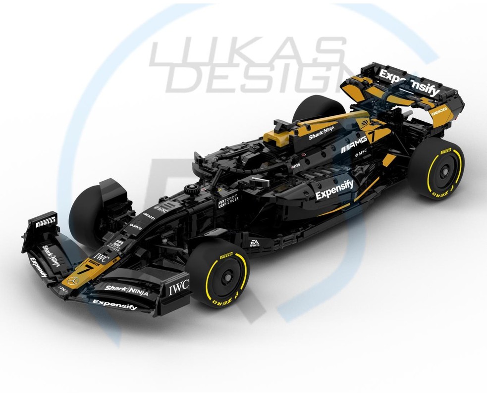 LEGO MOC APX GP F1 Team 1:8 Scale (From F1 The Movie) by Lukas2020 | Rebrickable - Build with LEGO