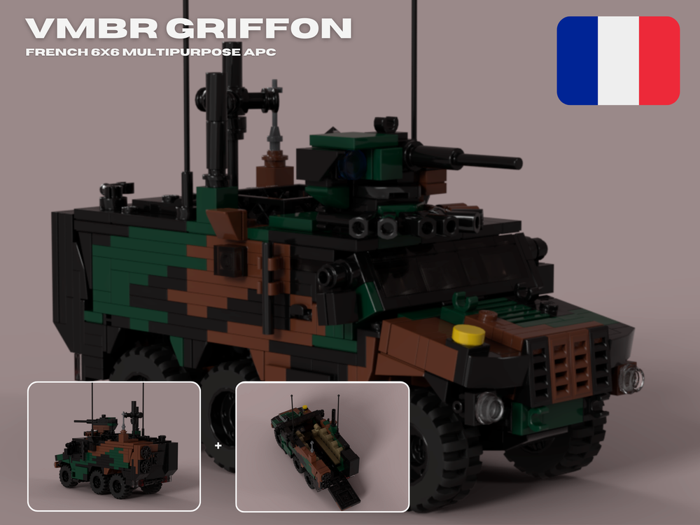 LEGO MOC VMBR Griffon - French 6x6 Multipurpose APC by Zaturon ...