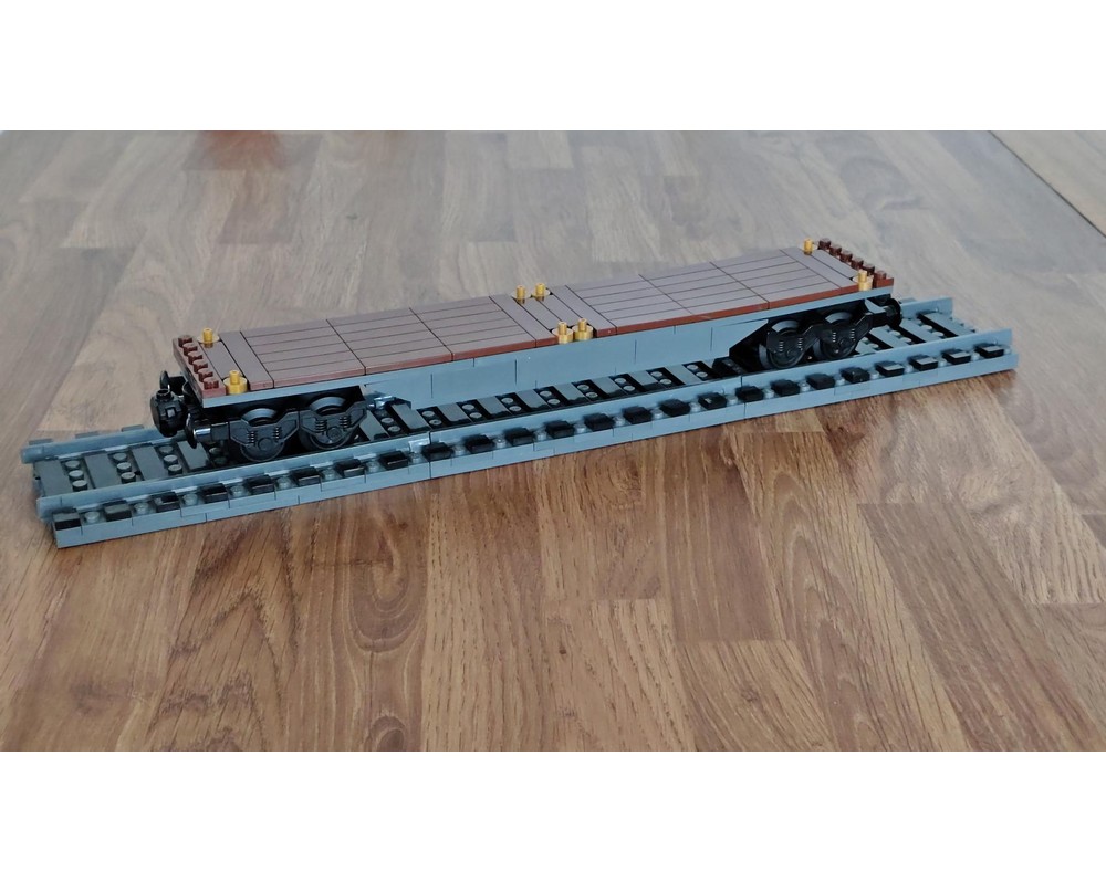 LEGO MOC Wood and Steel Colour Flat Bed Carriage by wolfmanone ...
