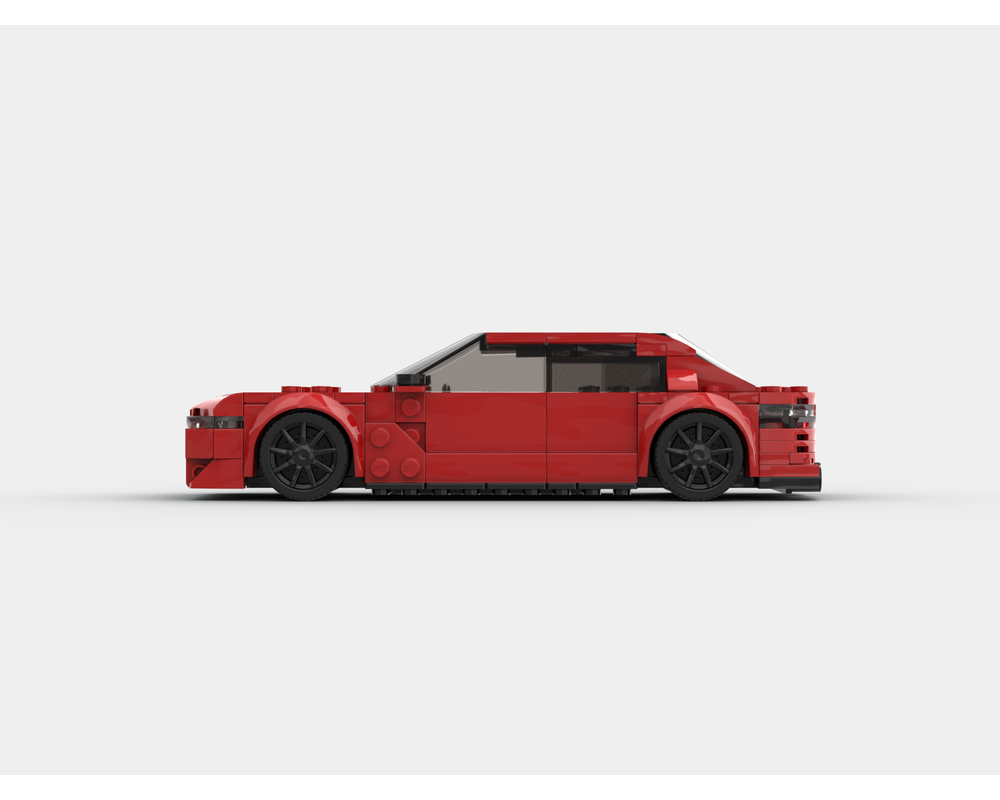 LEGO MOC BMW G80 M3 sedan Red on White by SideWaysBricks | Rebrickable ...