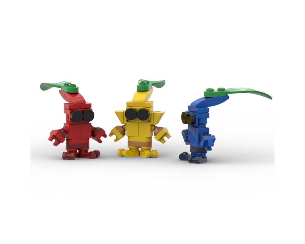 LEGO MOC Tri-Color Pikmin by LeonBrickDesigns | Rebrickable - Build ...