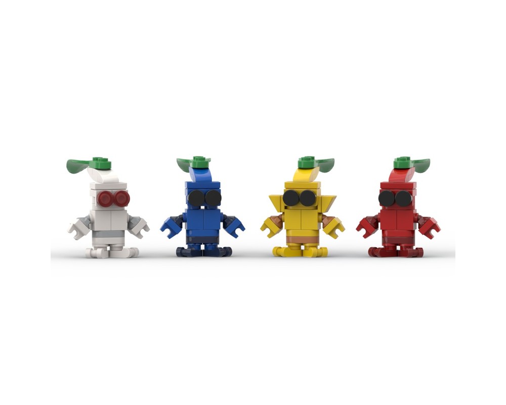 LEGO MOC Tri-Color Pikmin by LeonBrickDesigns | Rebrickable - Build ...