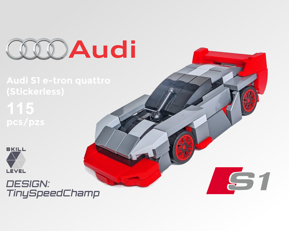 LEGO MOC Tiny Audi e-tron quattro Hoonitron (Stickerless) by ...