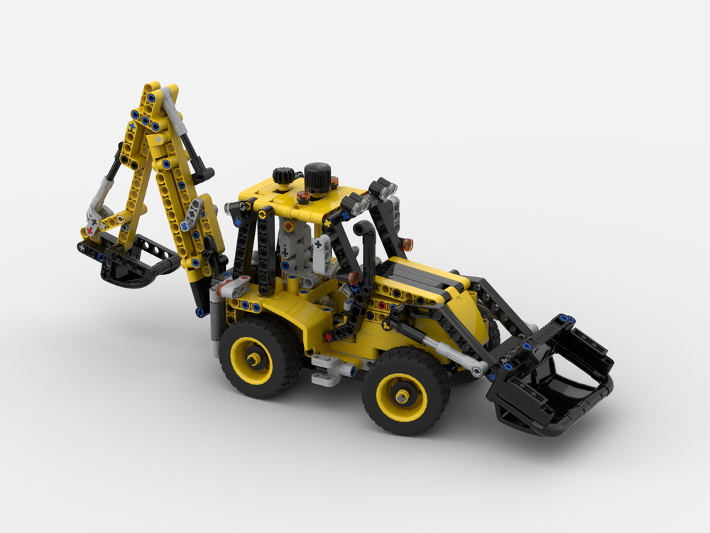 LEGO MOC-224318 42108 Backhoe Loader by BrickBash | Rebrickable - Build ...