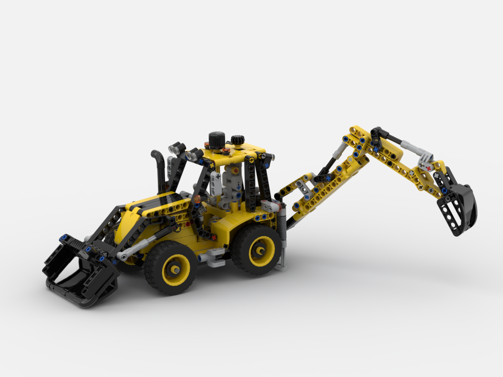 LEGO MOC-224318 42108 Backhoe Loader by BrickBash | Rebrickable - Build ...