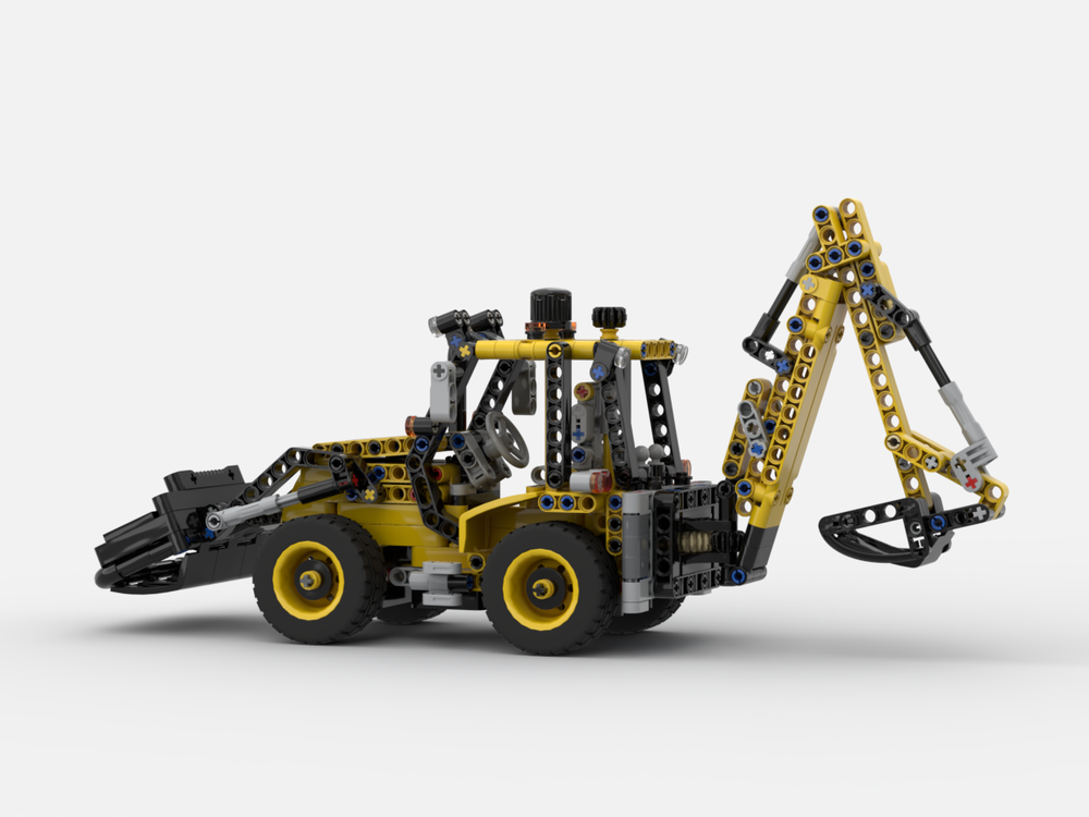 LEGO MOC-224318 42108 Backhoe Loader by BrickBash | Rebrickable - Build ...