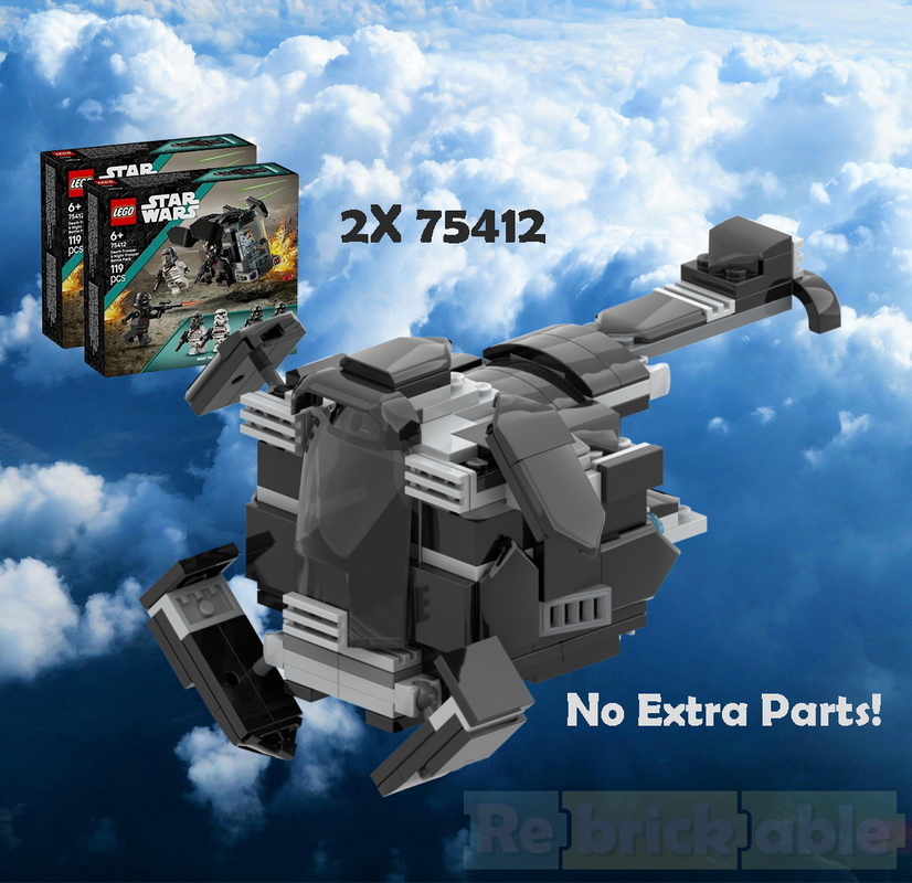 LEGO MOC 2X 75412 Police gunship by LucSoleBricks | Rebrickable - Build ...