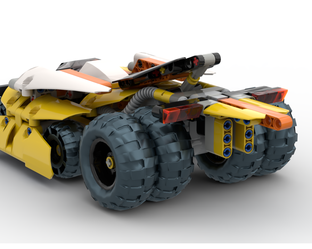 LEGO MOC-224347 Cyber Racing Car by HeLi2046 | Rebrickable - Build with ...