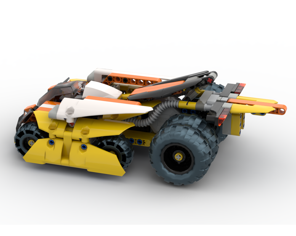 LEGO MOC-224347 Cyber Racing Car by HeLi2046 | Rebrickable - Build with ...